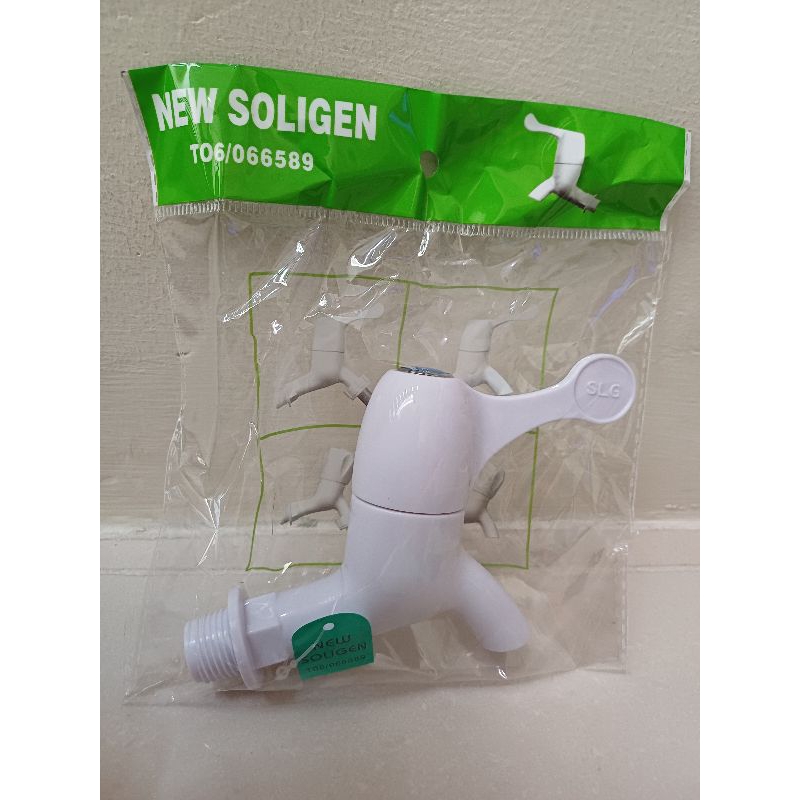 Jual kran air pvc soligen keran jumbo tembok taman soligen 1/2 inchi ...