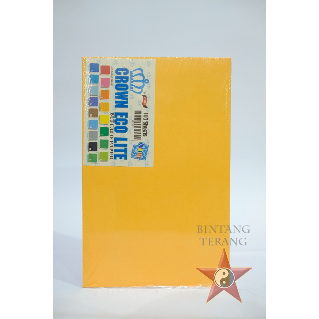 Jual Kertas Buffalo Crown Folio F4 Cover Jilid Sertifikat Manila Warna ...