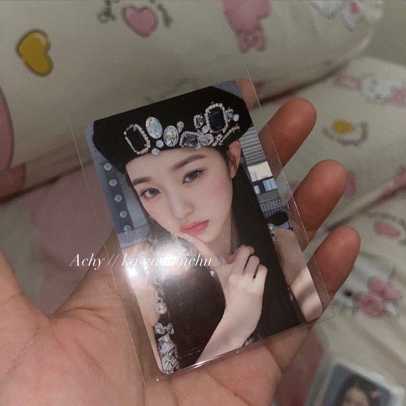 Jual Wonyoung beret lodi withmuu photocard pob benefit love dive IVE | Shopee Indonesia