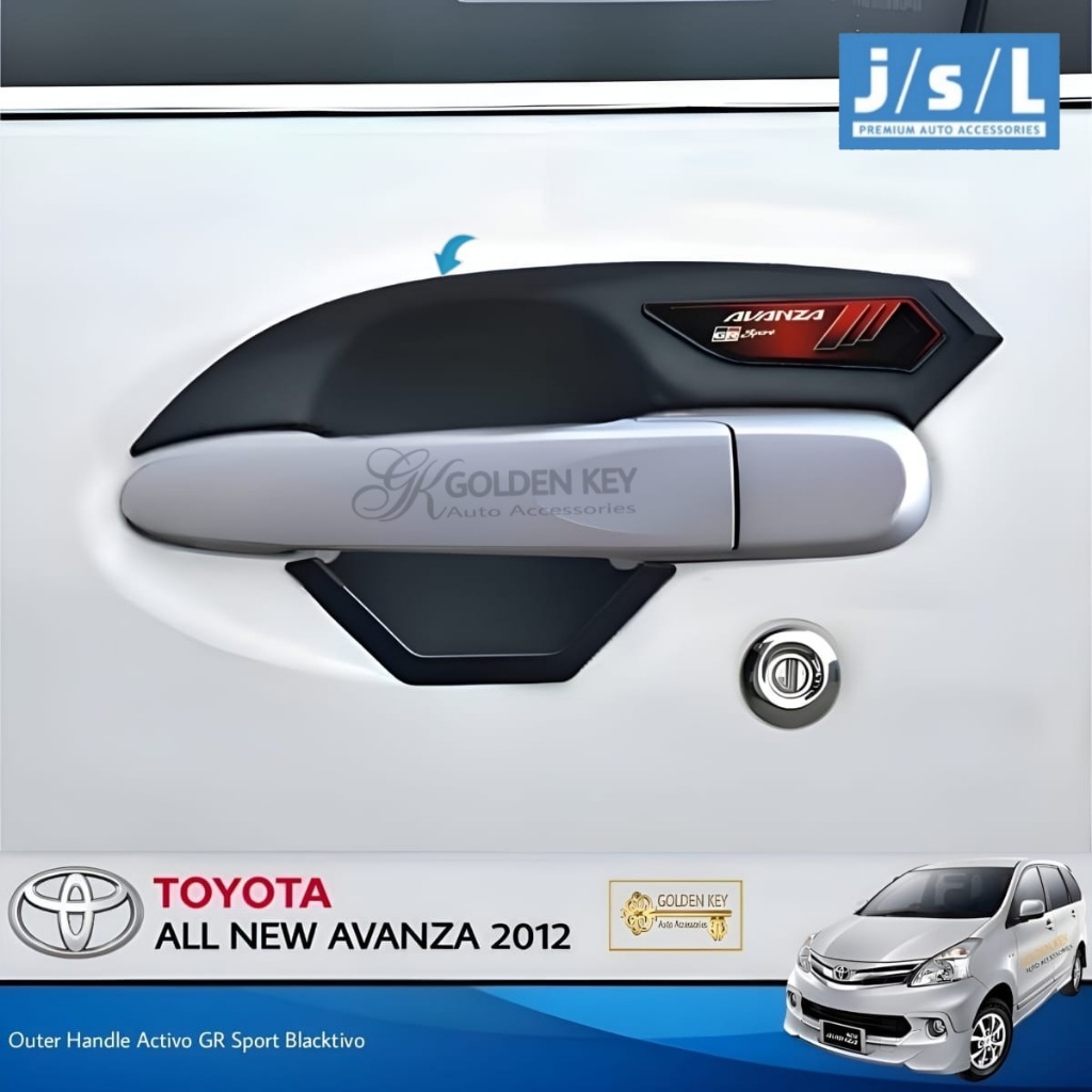 Jual JSL Outer Handle All New Avanza 2012 Mangkok Pintu Activo GR Sport Blacktivo | Shopee Indonesia