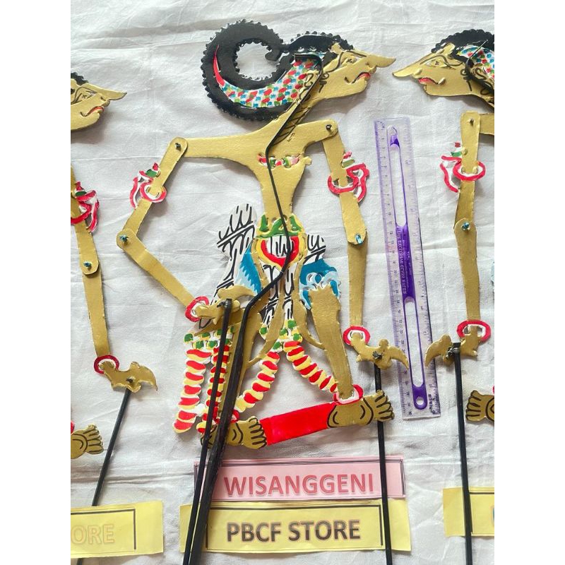 Jual Wayang Anoman Hanoman Raja Kera Sugriwo Anilo Subali Anggodo ...