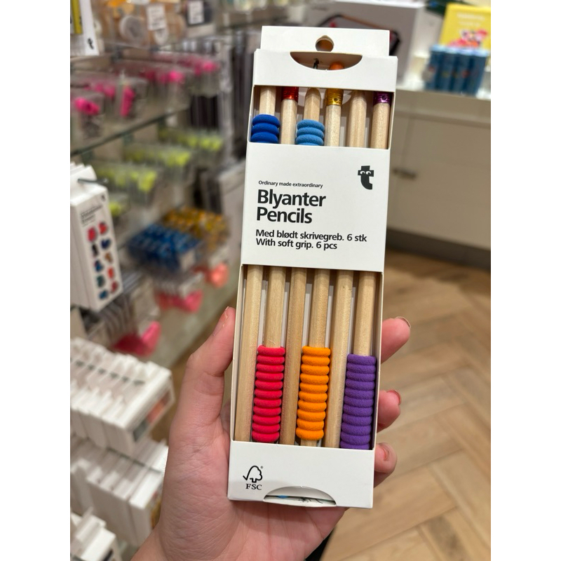 Jual JASTIP FLYING TIGER - 6pcs Pencil with Soft Grip | Shopee Indonesia