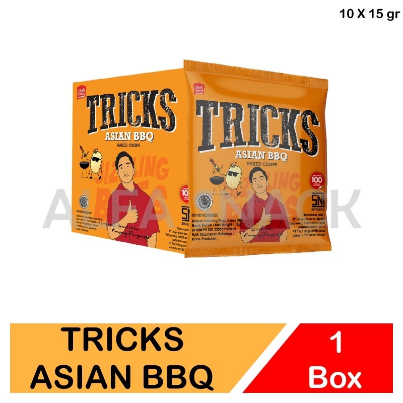 Jual Tricks Baked Crisps All Varian Kemasan Box 10 x 15 gram / Original ...