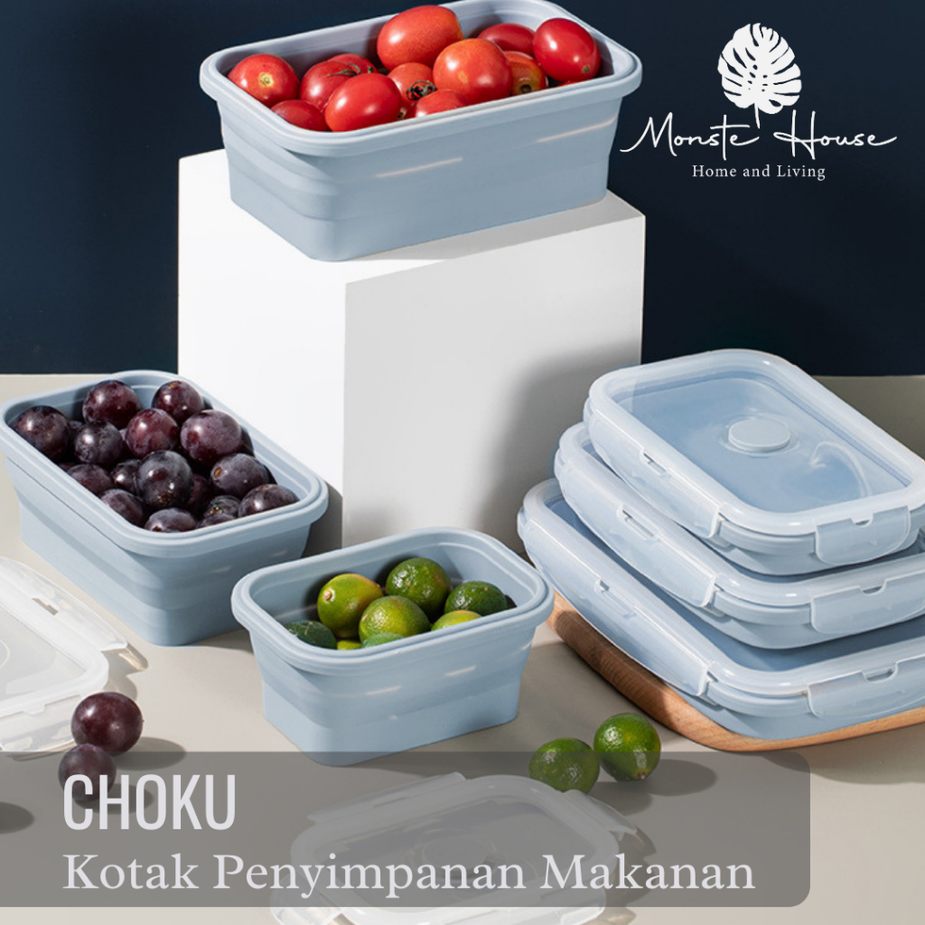 Jual |MONSTE| CHOKU Kotak Simpan Bekal Minimalis Kotak Collapsable ...