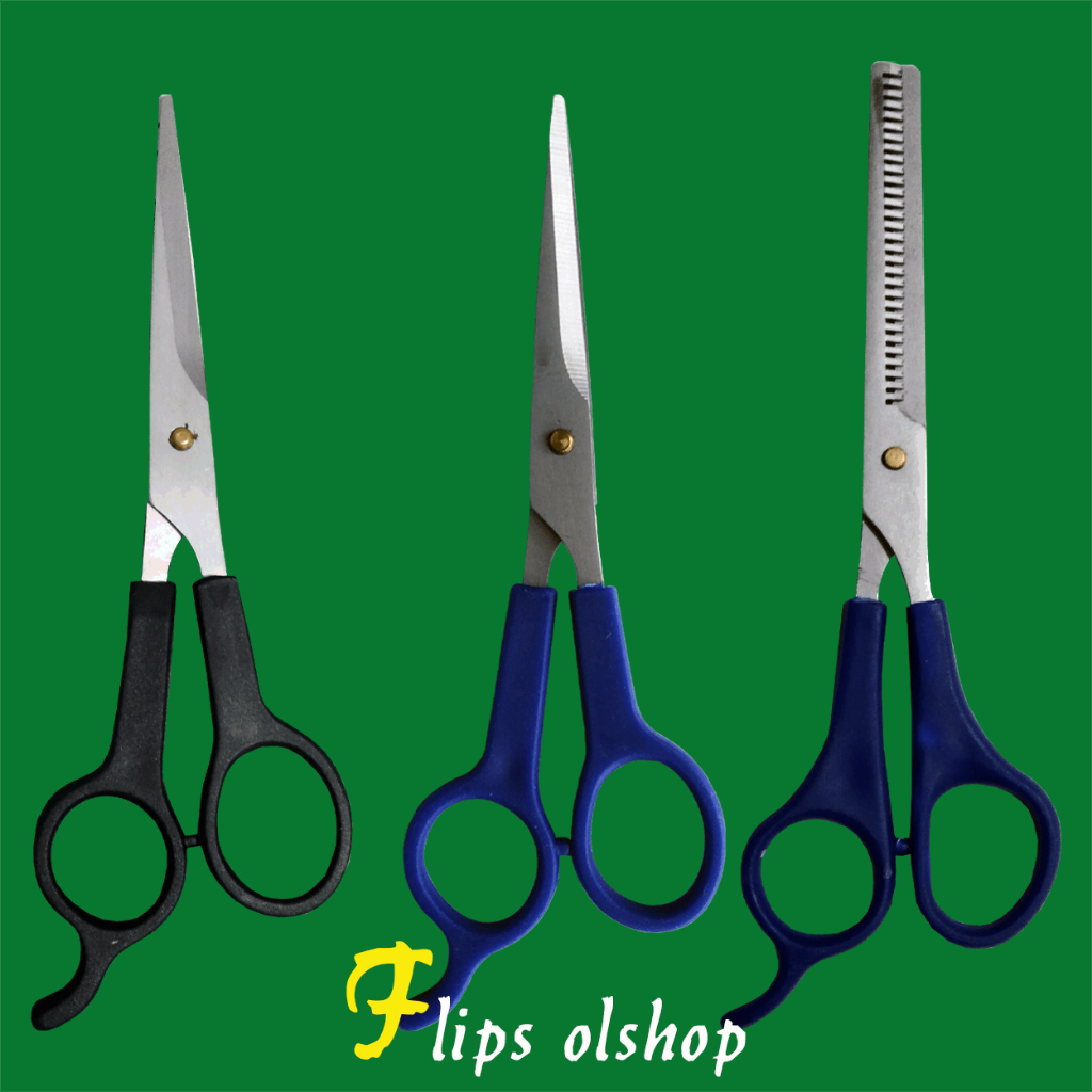 Jual GUNTING POTONG DAN PENIPIS | GUNTING CUKUR 5 INCHI | Shopee Indonesia