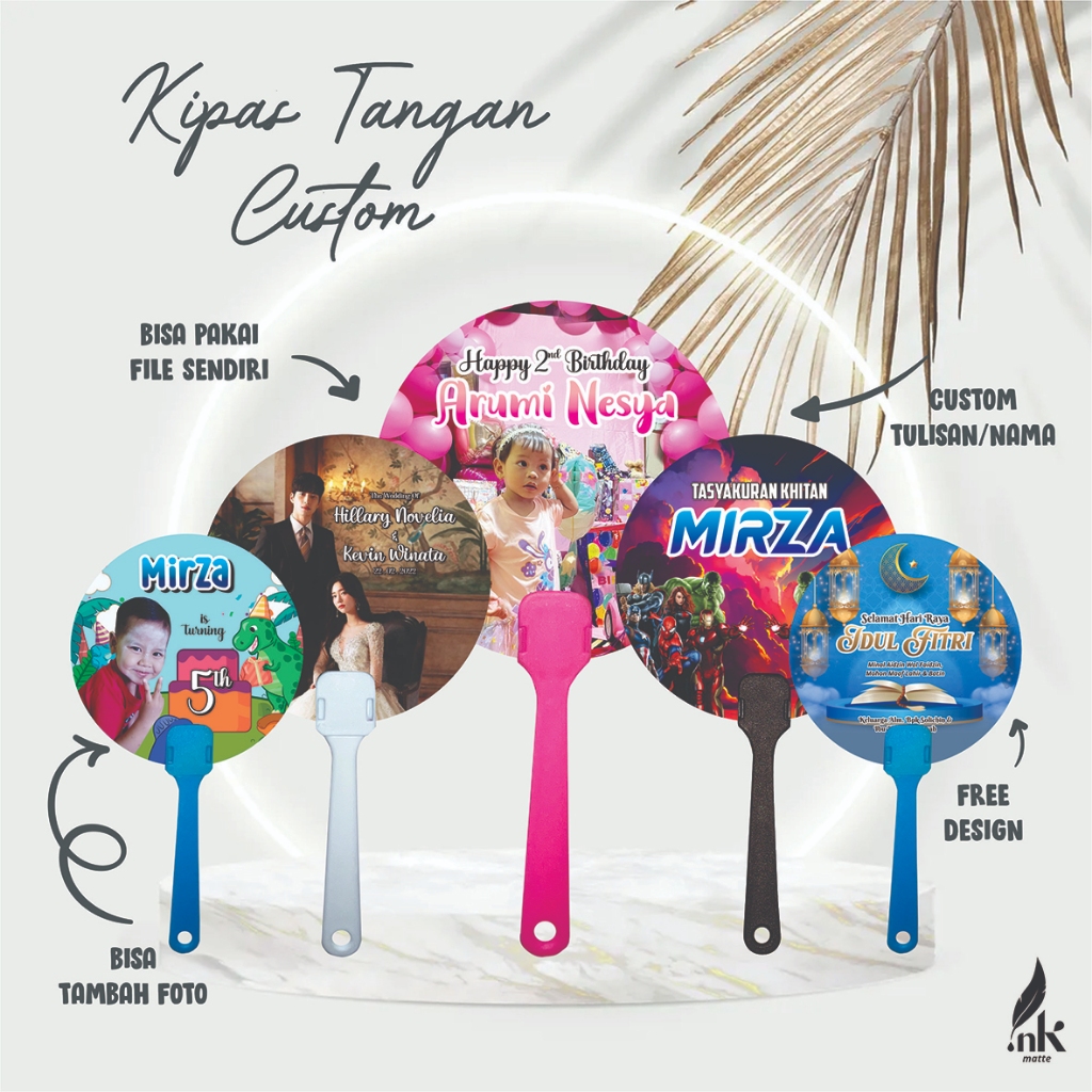 Jual KIPAS TANGAN / KIPAS CUSTOM / KIPAS JEPIT / KIPAS ULTAH / KIPAS ...