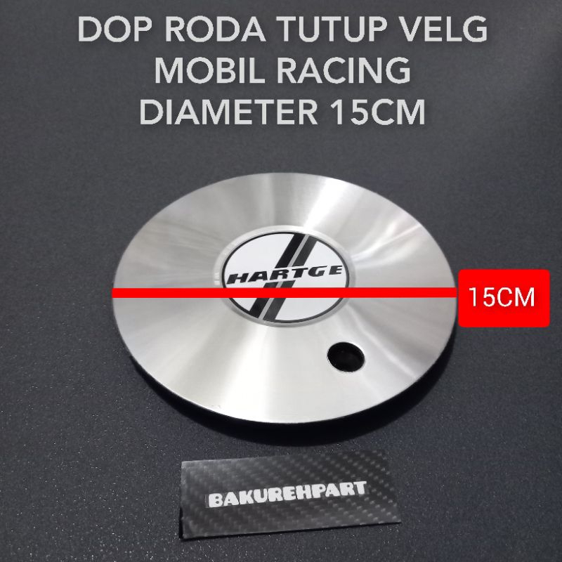 Jual Dop roda tutup velg mobil racing Logo HARTGE diameter 15cm harga ...