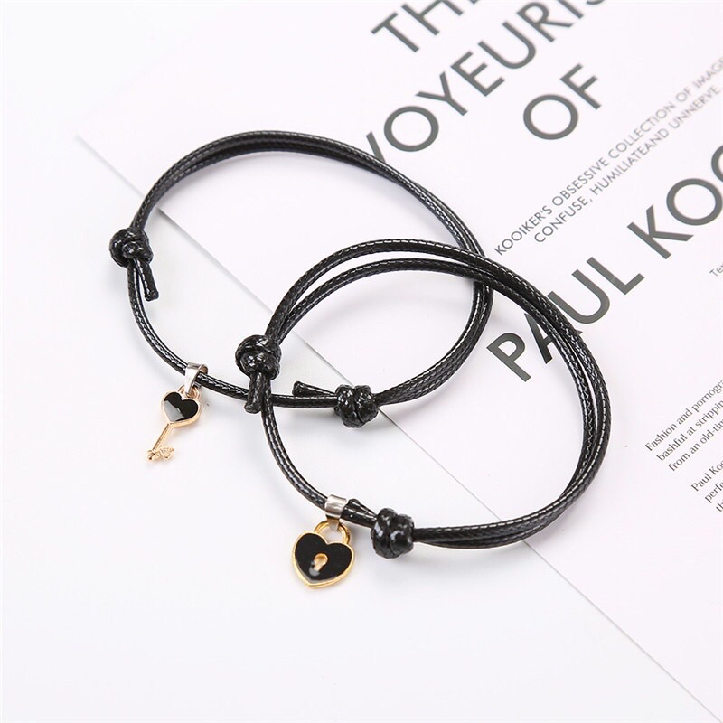 Jual GELANG KUNCI LOVE COPLE | GELANG COUPLE LIONTIN GEMBOK LOVE KUNCI ...