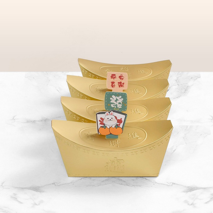 Jual Box hampers Imlek CNY permen bentuk UANG EMAS - Kardus ultah uang ...