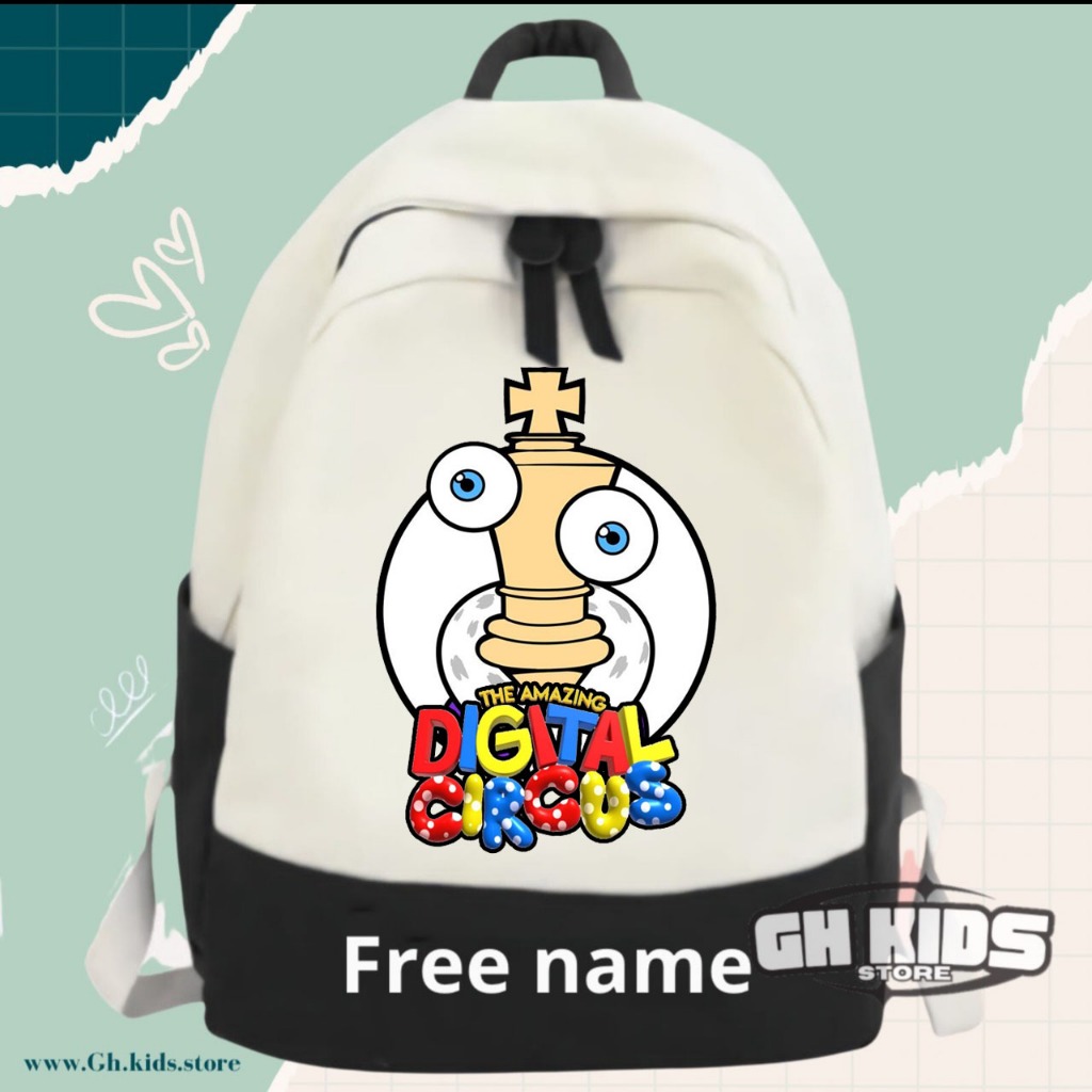 Jual TAS RANSEL ANAK GAMBAR THE AMAZING DIGITAL CIRCUS KINGER TERBARU ...