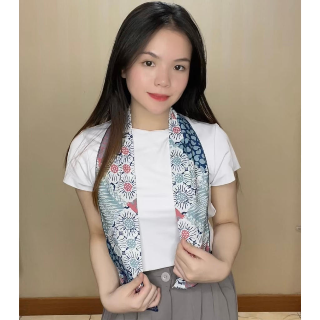 Jual Syal Scarf Batik Dasi / Souvenir Khas Indonesia / Souvenir Local ...