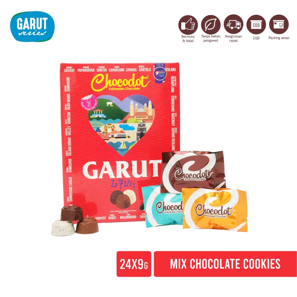 Jual Coklat Chocodot Edisi Wisata Garut | Shopee Indonesia