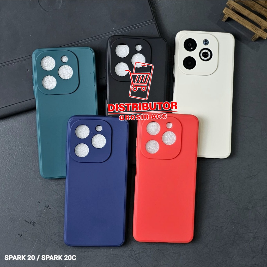 Jual Tecno Spark 20 Rekno Spark 20c Case Macaron Square Edge Soft Case