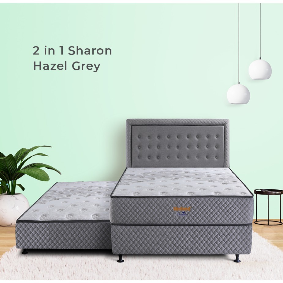 Jual Uniland 2in1 Paradise Kasur Spring Bed Atas Bawah Fullset | Shopee ...