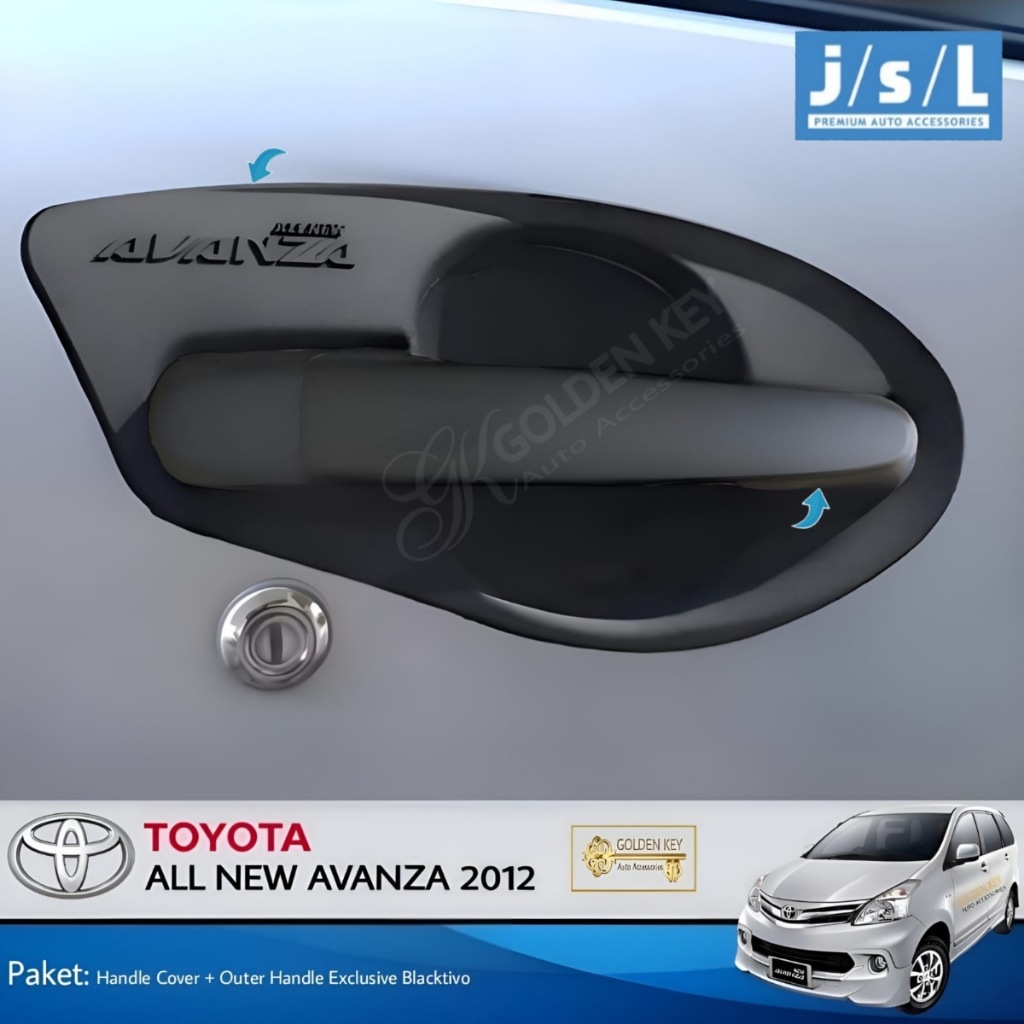 Jual PAKET All New Avanza 2012 Cover Handle + Outer Handle Exclusive ...