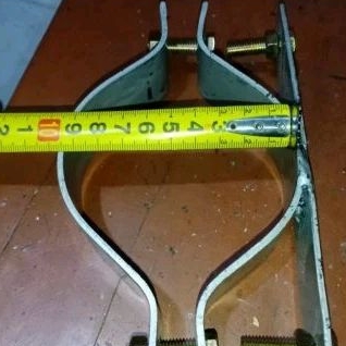 Jual Breket klem Begel box panel 3 inch + 4 Baut | Shopee Indonesia