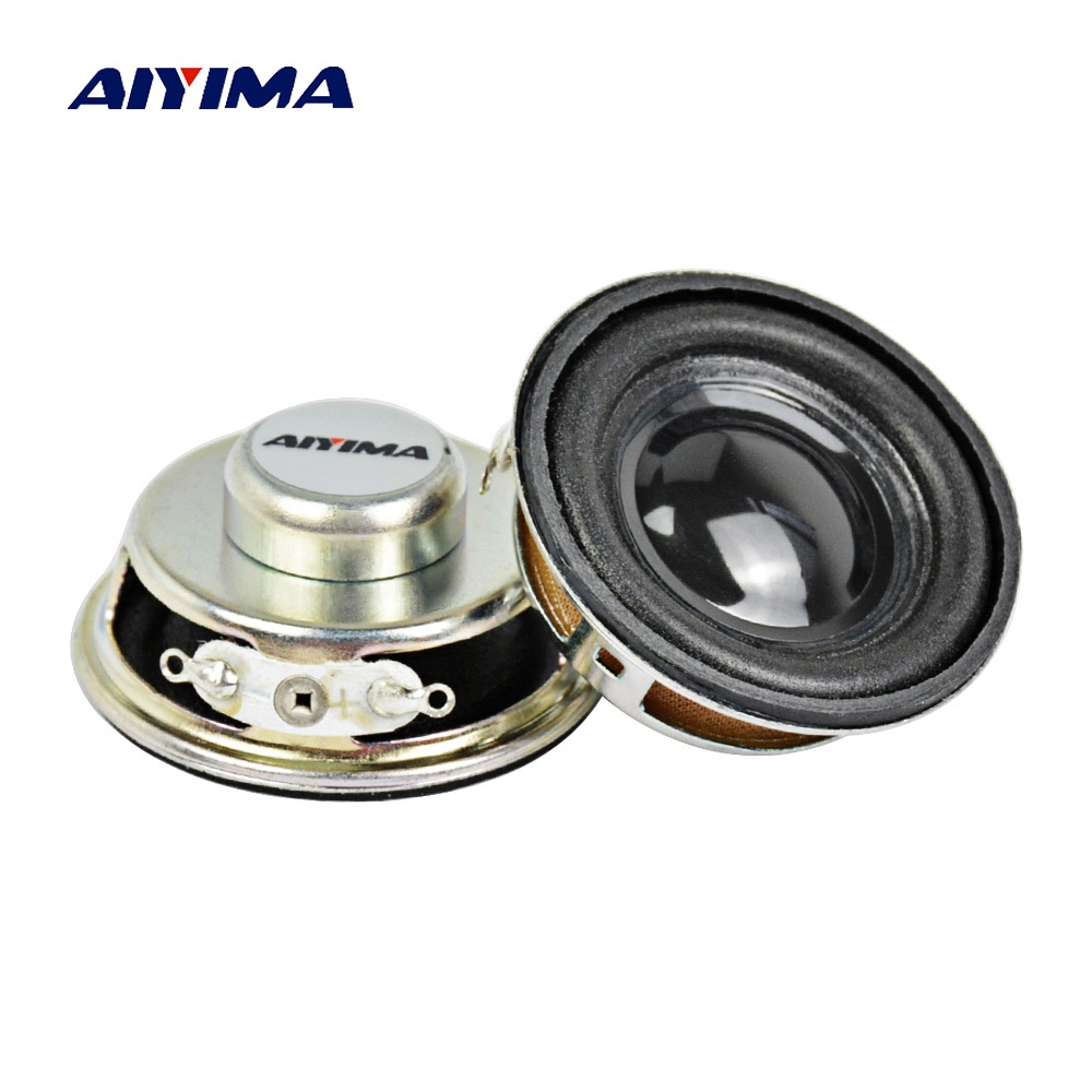 Jual AIYIMA 2Pcs 1.5Inch 40MM Mini Portable Speakers 4ohm 3W Full Frequency Stereo Sound Small ...