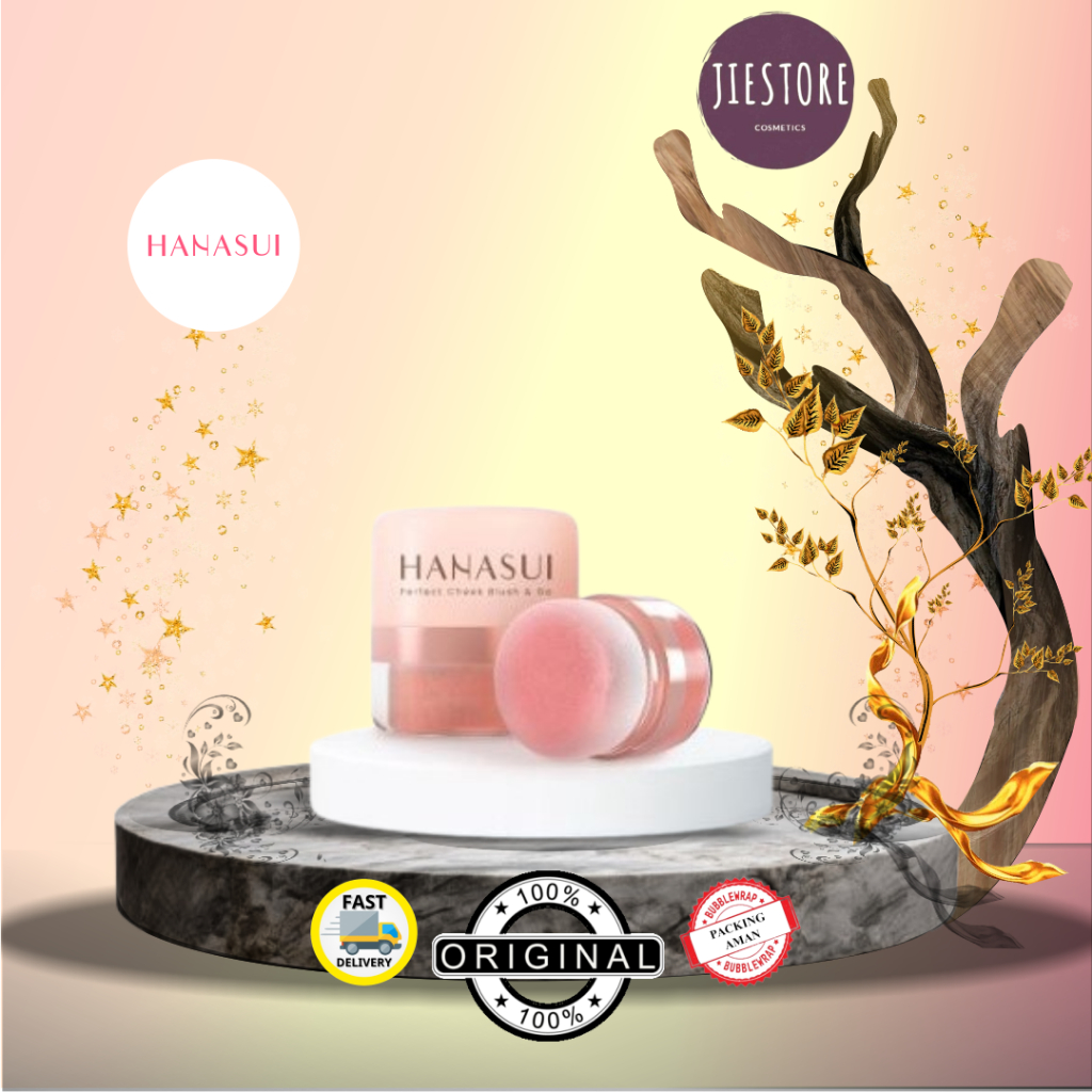 Jual Hanasui Perfect Cheek Blush & Go Powder | Shopee Indonesia