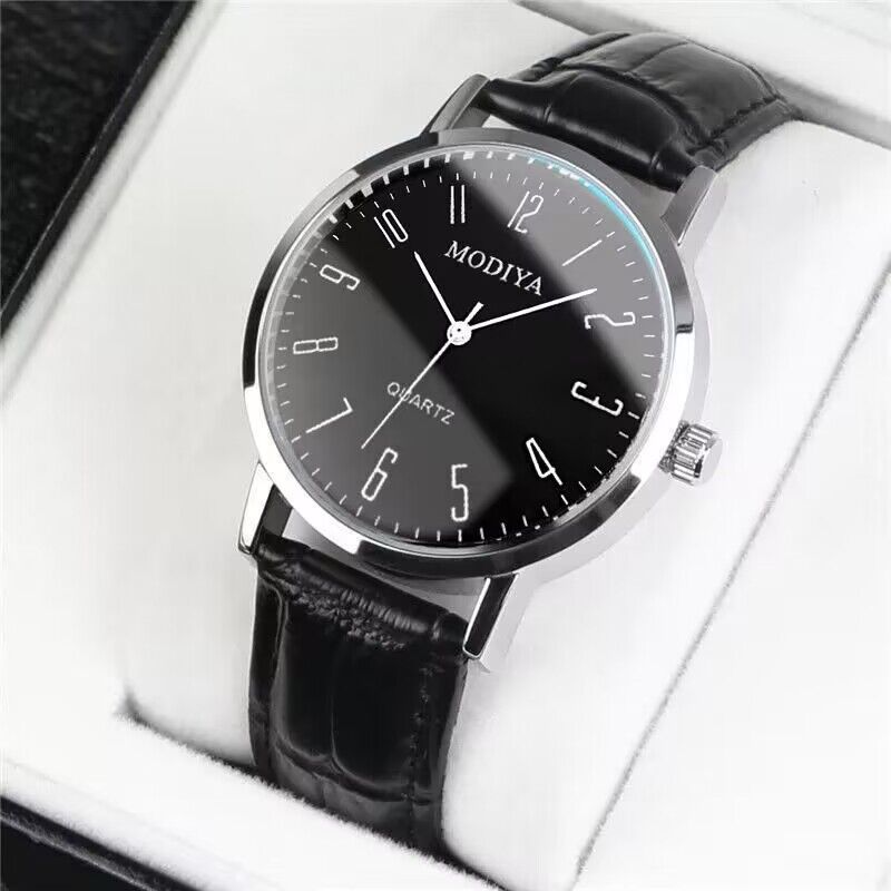 Jual Jam Tangan Kuarsa Pria Jam Tangan Pria Santai Waktu Analog Hitam ...