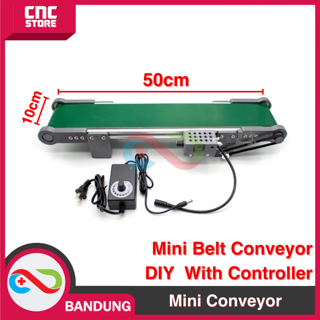 Jual MINI BELT CONVEYOR MINI CONVEYOR DIY SET WITH CONTROLER PWM ...