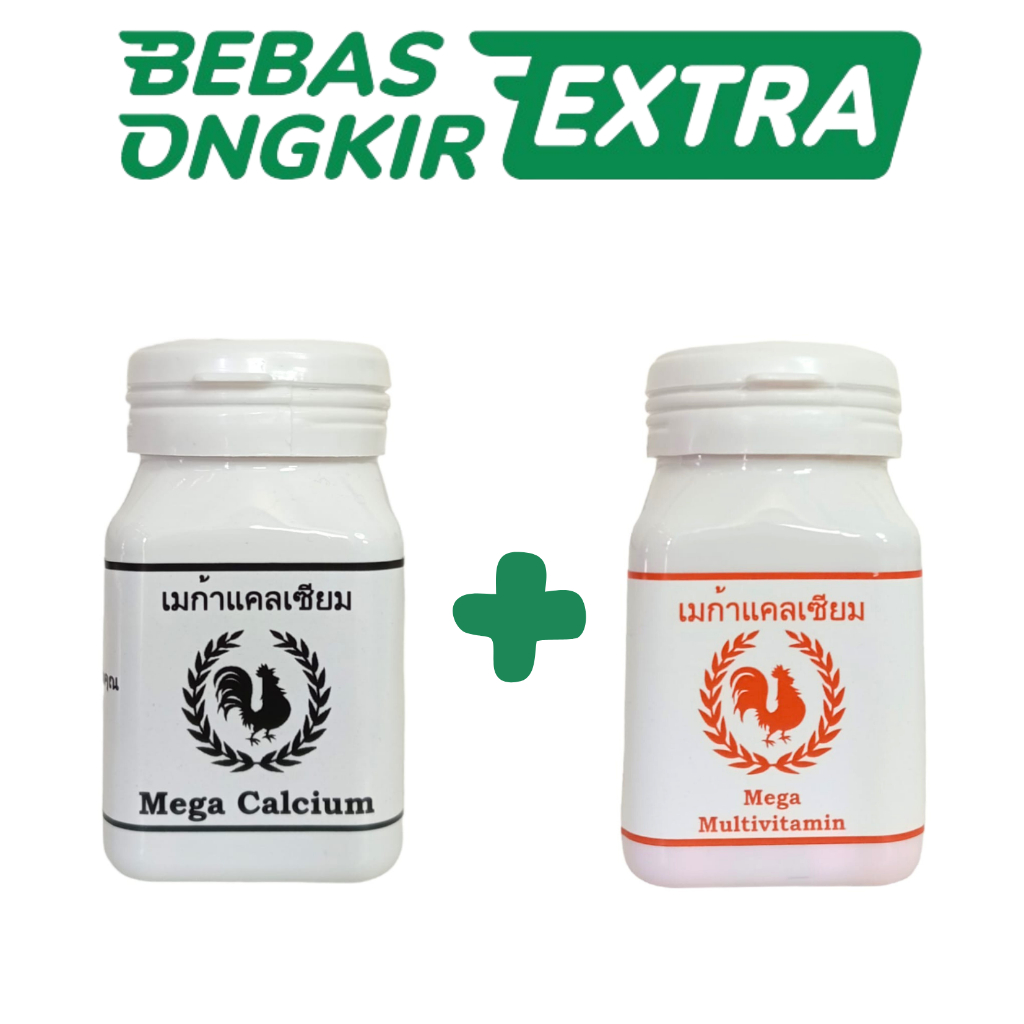 Jual PAKET MEGA CALCIUM + MEGA MULTIVITAMIN - vitamin ayam | Shopee ...