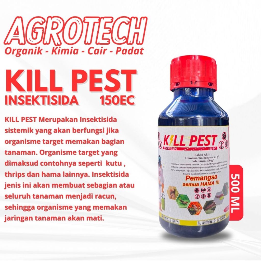 Jual Insektisida Sistematik KILL PEST 500 ML Ampuh Mengatasi Segala ...