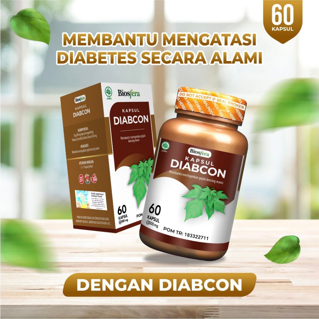Jual Kapsul DIABCON Obat Diabetes Original Penurun Gula Darah Dan ...
