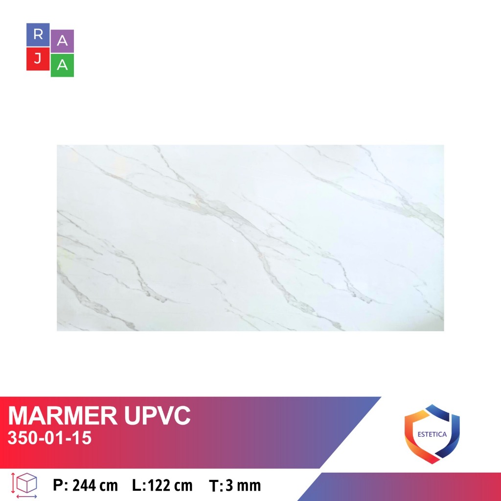 Jual Marmer Panel PVC Dekorasi Dinding Motif Corak Marmer UV Marble ...