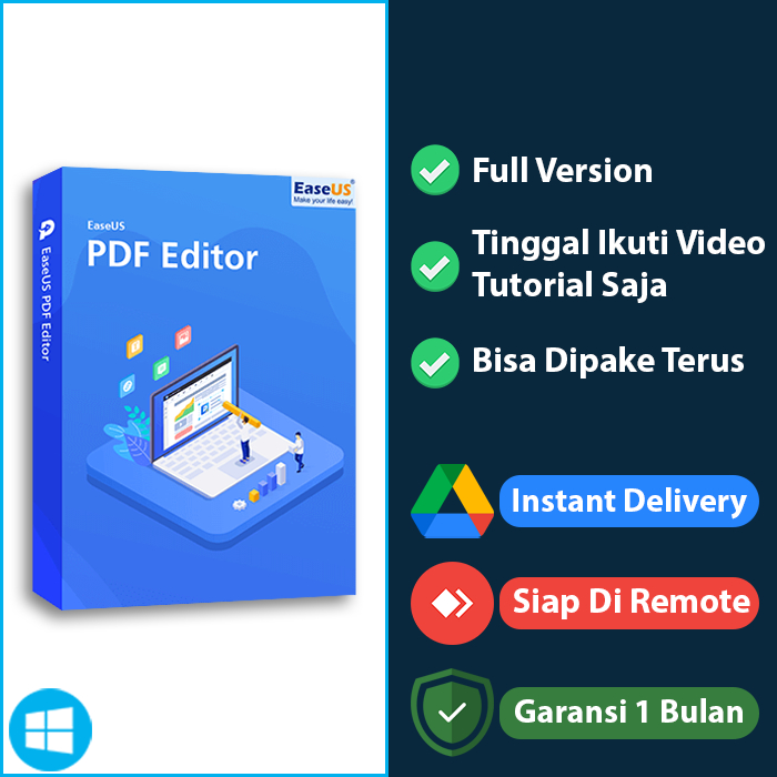 Jual Aplikasi Software | EaseUS PDF Editor Pro | Shopee Indonesia