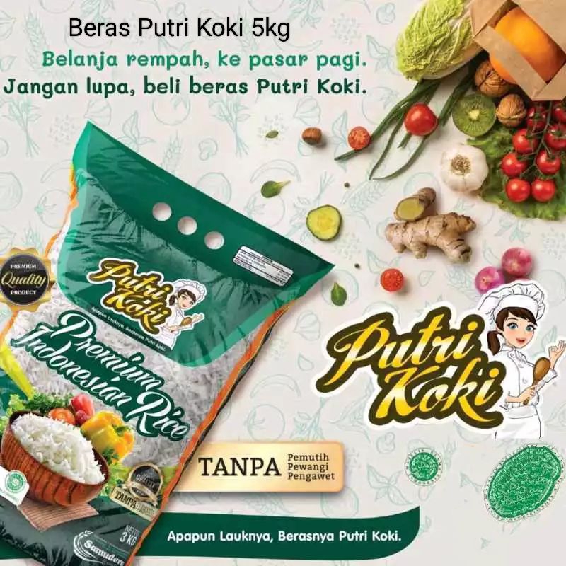 Jual Beras Putri Koki 5 KG | Shopee Indonesia