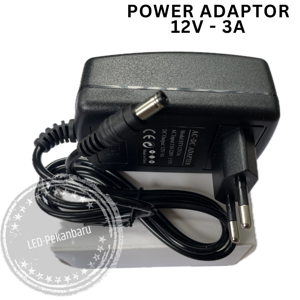 Jual ADAPTOR 12V 3A POWER SUPPLY REGULATOR 12 V - 3 A JACK STANDAR ...