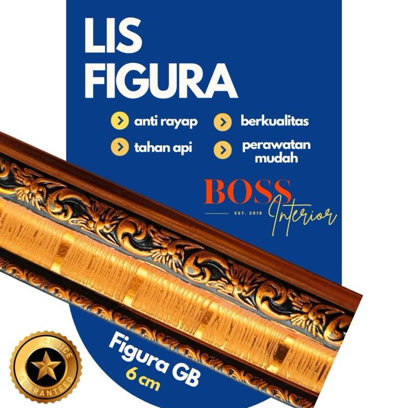 Jual Lis Pinggir Figura batangan premium kuat tahan lama (Boss plafon ...