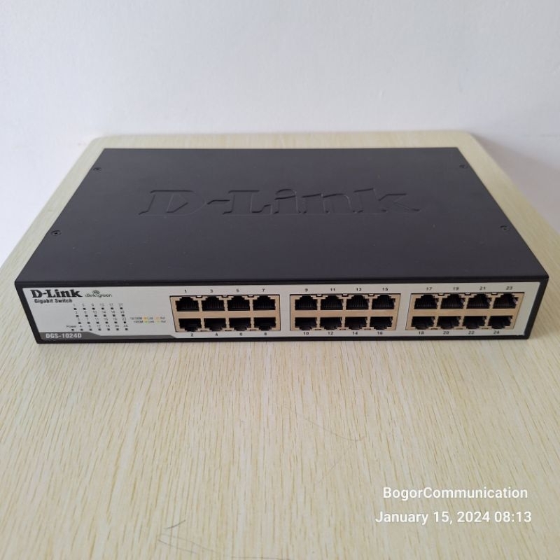 Jual Switch Gigabit LAN 24 Port D-Link 1Gbps Ethernet Unmanageable ...