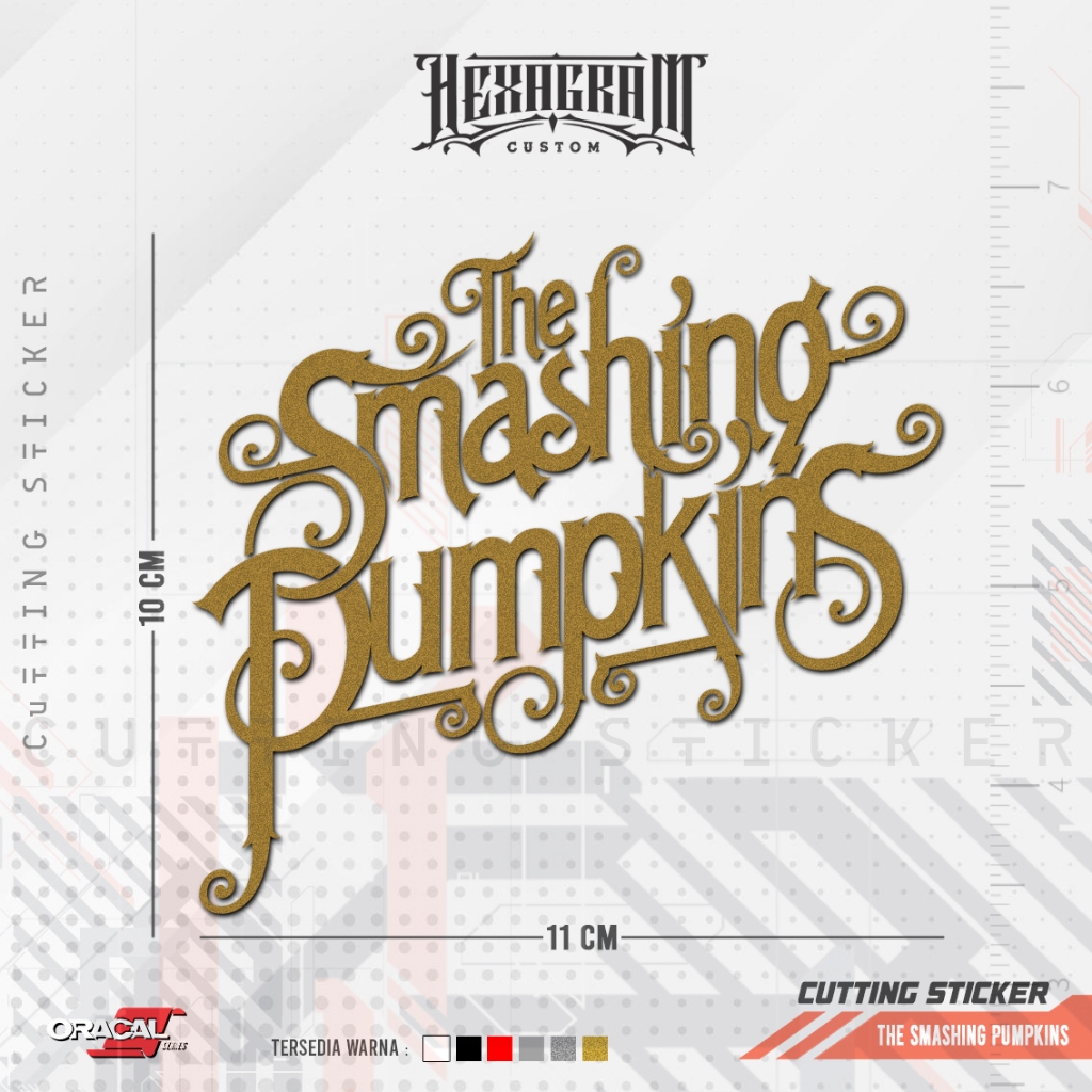 Jual Cutting Sticker The Smashing Pumpkins Band | Stiker Cutting The ...