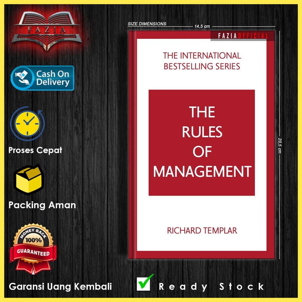 Jual The Rules of Management: A definitive code for managerial success ...