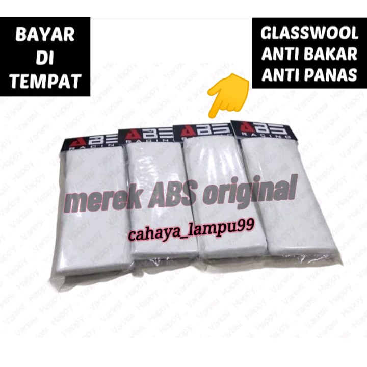 Jual GLASSWOOL PUTIH anti bakar gaspul gaswool glaspul anti bakar ...
