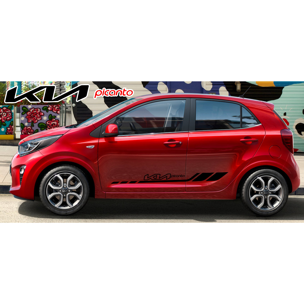Jual STICKER MOBIL KIA PICANTO 2017 UP STRIPING BODY SAMPING KIA ...