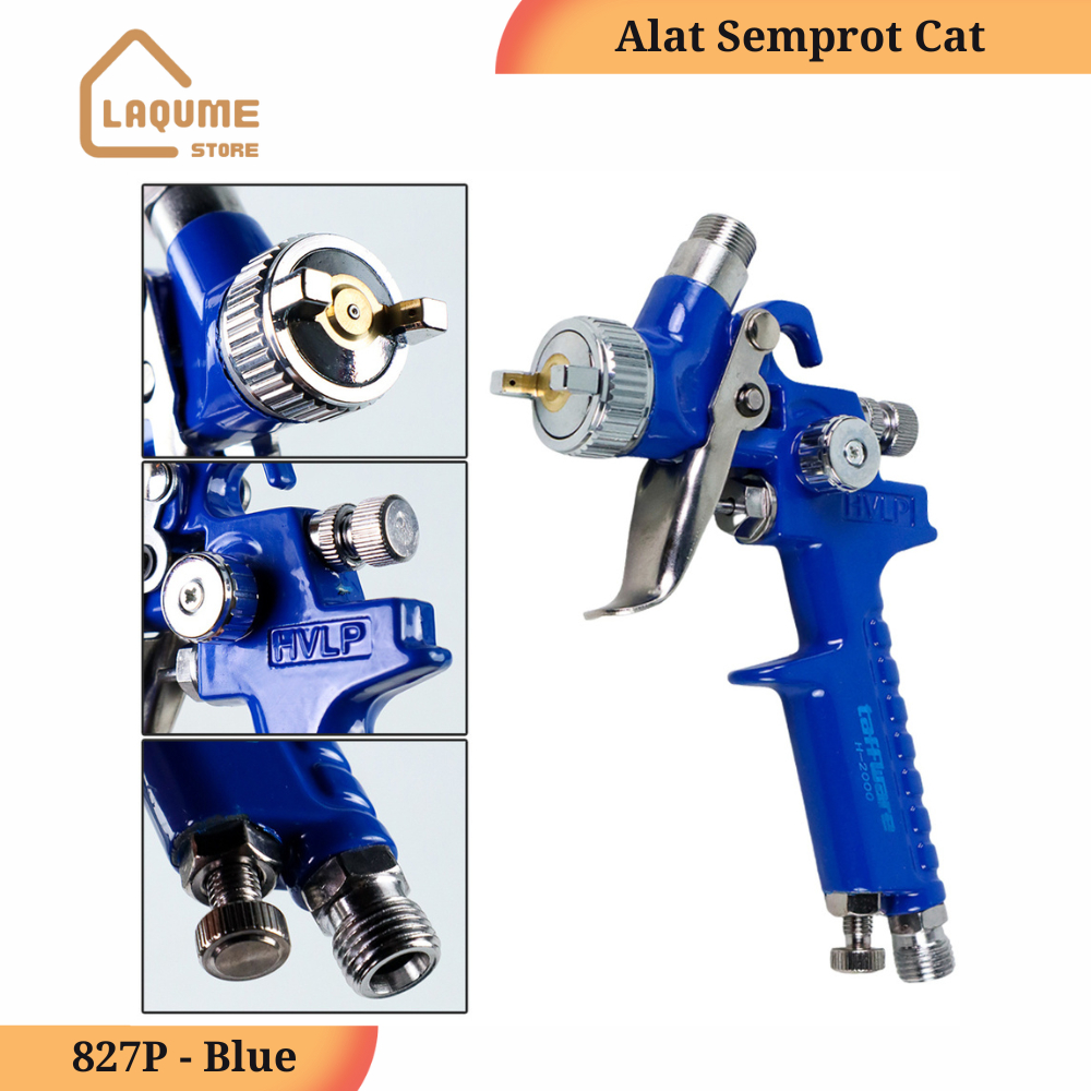 Jual Alat Semprot Cat Spray Gun HVLP Airbrush 125ml | Shopee Indonesia