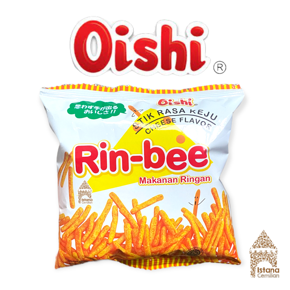 Jual Oishi Rin-bee / Rinbee Stik Rasa Keju 10 Gram | Shopee Indonesia