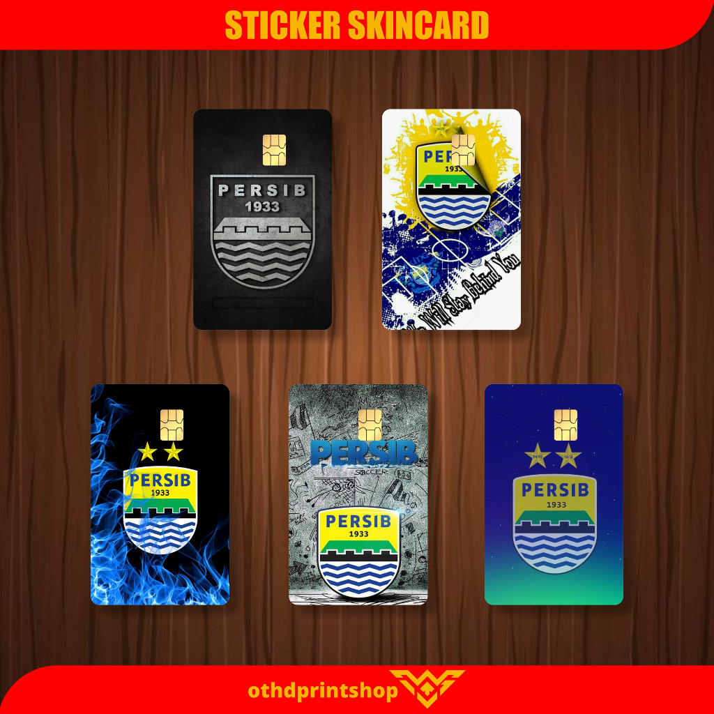 Jual Stiker Persib Garskin Kartu Atm Skin Card Sticker Pelindung Kartu ...