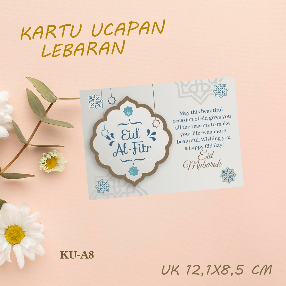 Jual (10 PCS) KARTU UCAPAN LEBARAN/GREETING CARD/IDUL FITRI/LEBARAN ...