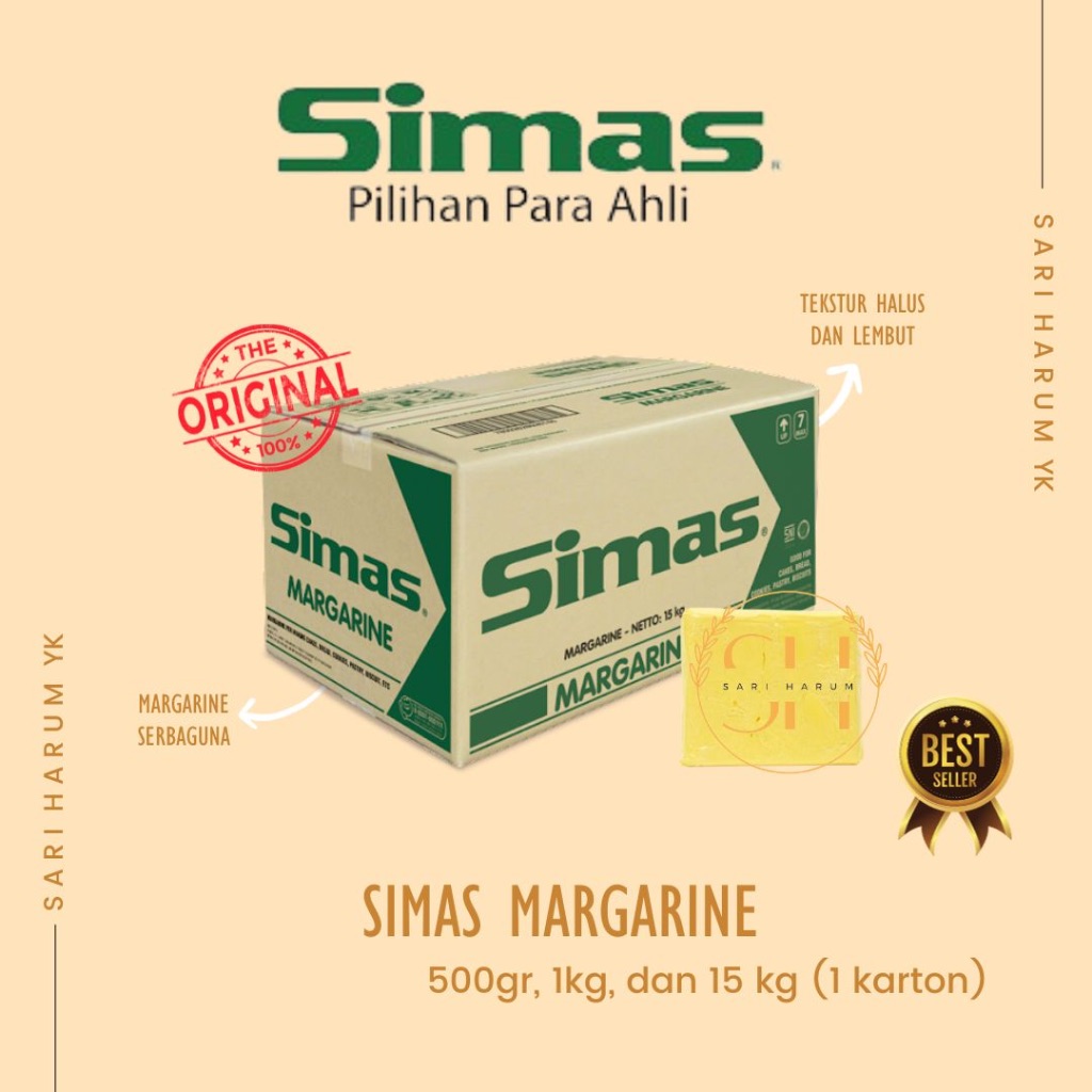 Jual Simas Margarine Serbaguna | 15 kg (1 karton) | | Shopee Indonesia