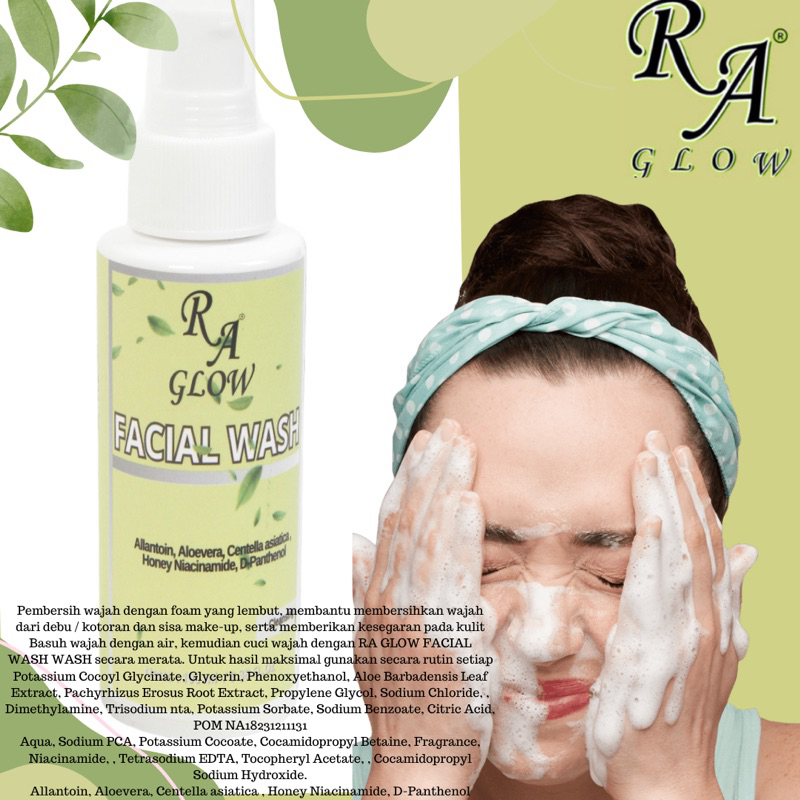 Jual Ra Glow fasial wash / RA GLOW / RA GLOW SKINCARE / SABUN MUKA ...