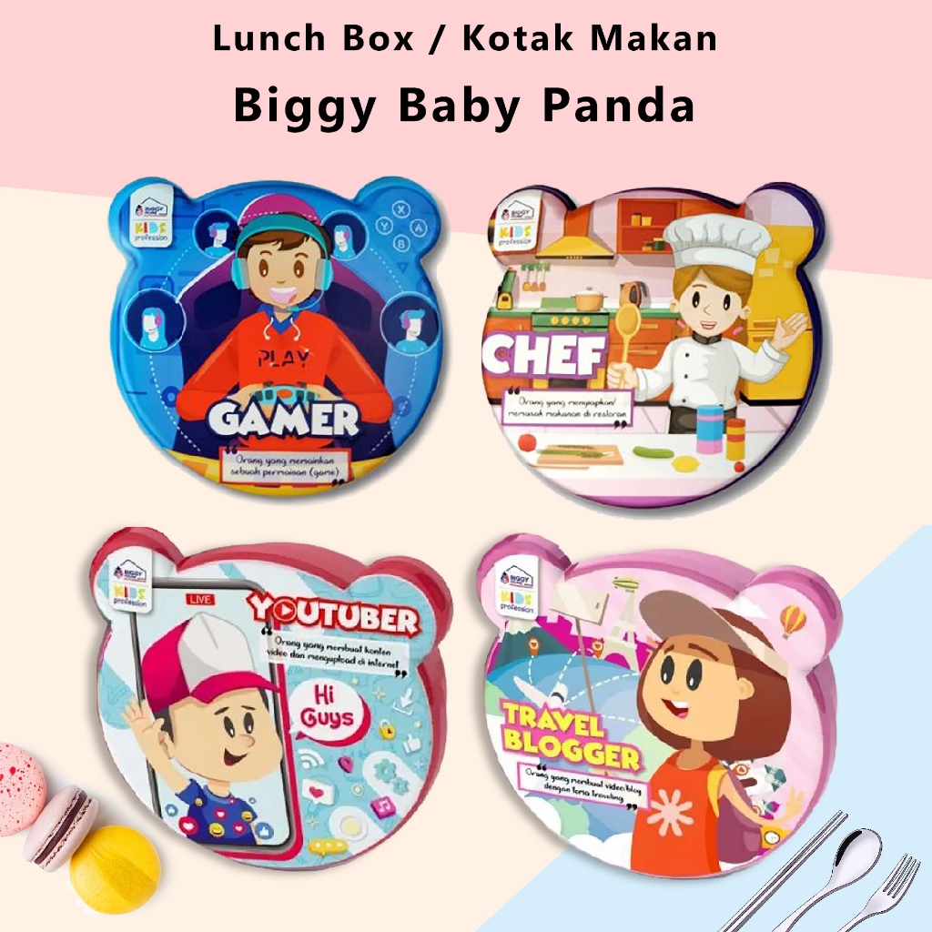 Jual FREE Tempat Makan Lunch Box Biggy BaBy Panda TW-LB30 Tempat Makan ...