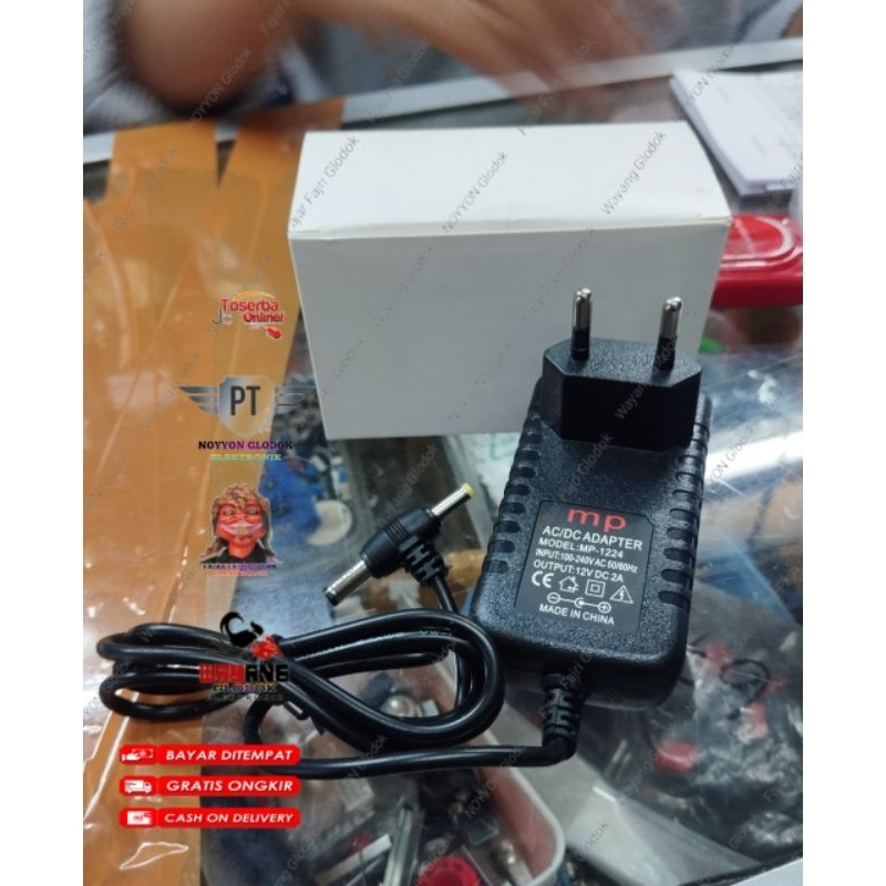 Jual SWITCHING POWER ADAPTOR 12V 2A ADAPTER DC 12 VOLT 2 AMPERE 2000 ...