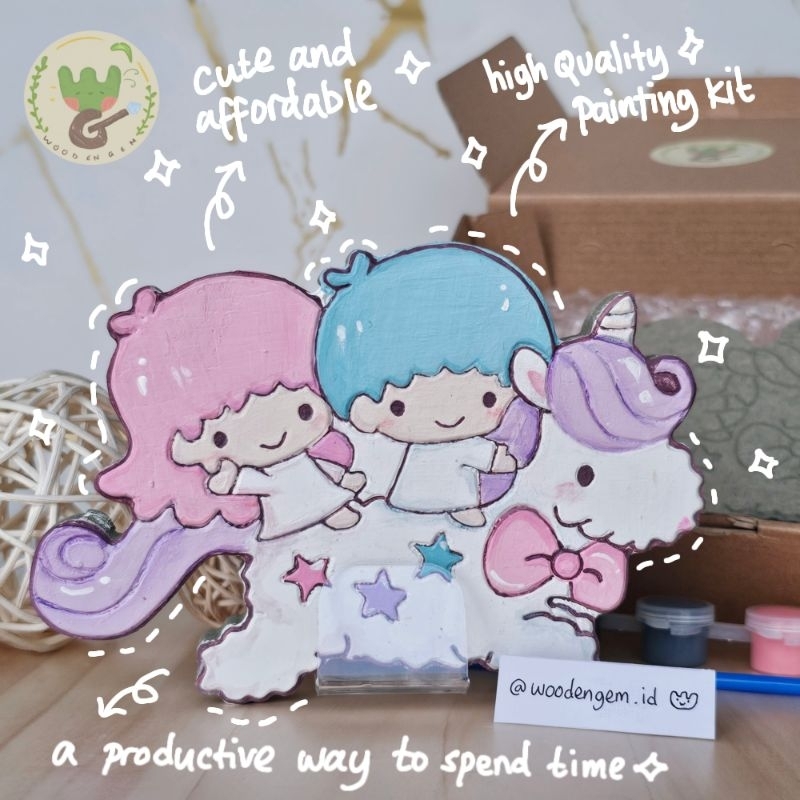 Jual DIY Wood Character Painting Melukis Mainan Edukatif Anak Hampers ...