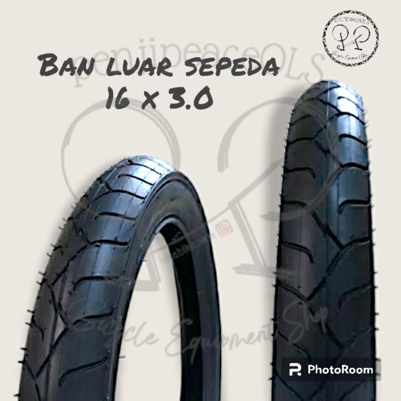 Jual ban luar genio 16x3.0 ban luar fat bike 16 x 3.0 ban luar sepeda ...