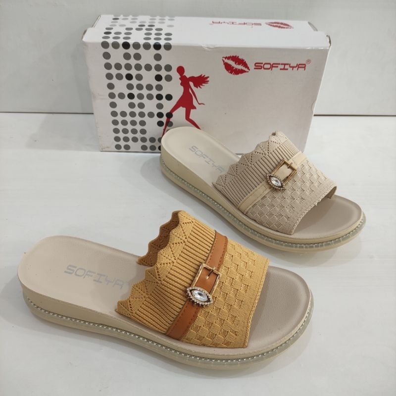 Jual Sandal Sofiya Haq Rendah 3cm tipe 2213-53 Original 100% | Sandal ...