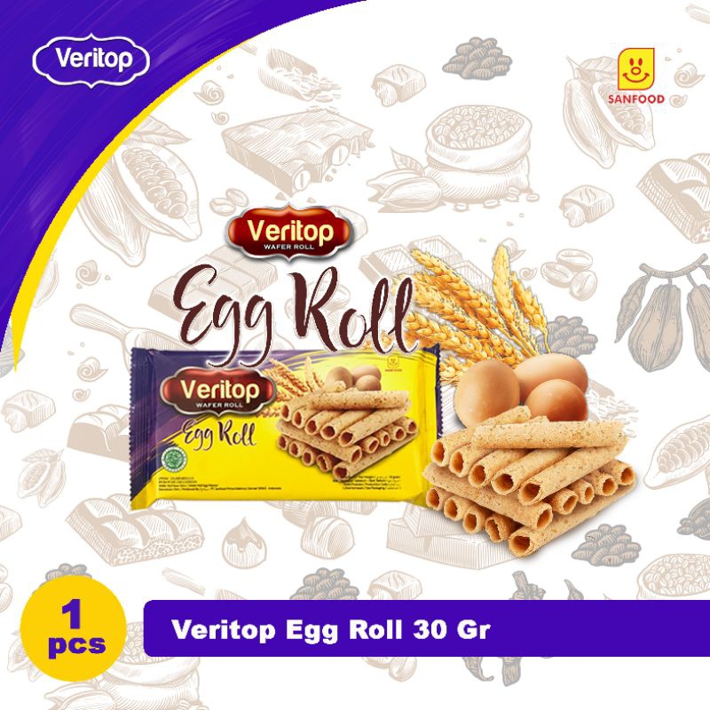 Jual VERITOP EGG ROLL 30 Gr | Shopee Indonesia