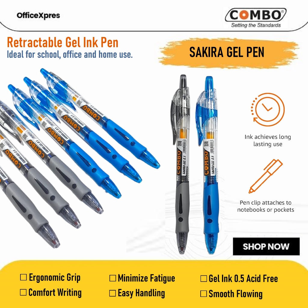 Jual Pulpen Gel 0.5 / Pulpen Cetek / Retractable pen / Round tip ...
